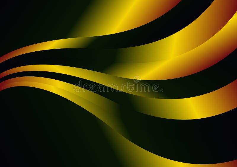 Wavy Black Red and Green Gradient Background Vector Art Stock Vector ...