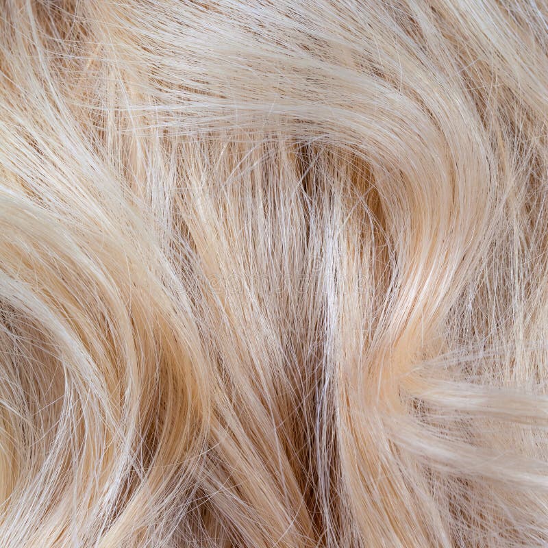 Wavy Blonde Hair Side View in Profile. Copycpase Stock Photo - Image of ...