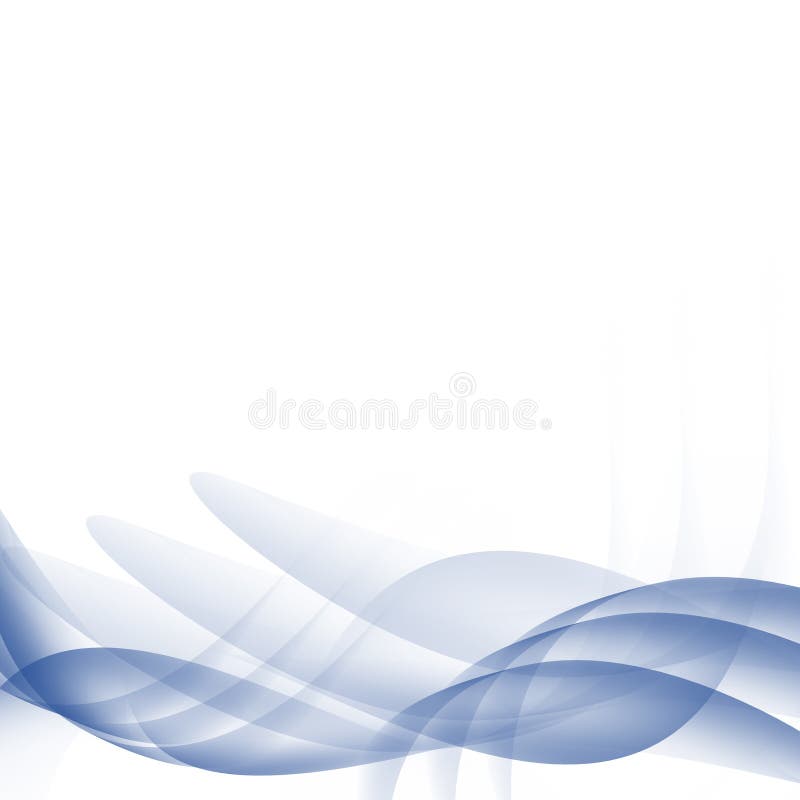 Wavy Blue Abstract Background Stock Illustration - Illustration of ...