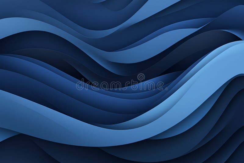 Wavy Blue Background. Background Concept and Texture Stock Illustration ...