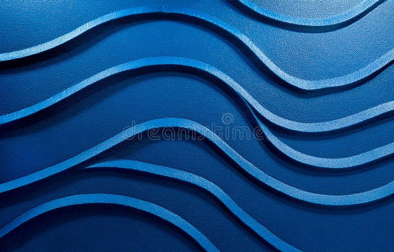 Wavy Blue Pattern Creating a Stunning Visual Texture Stock Illustration ...