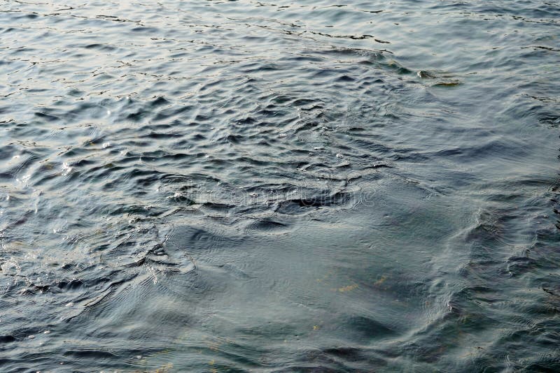 Wavy Blue Sea. Great Size for Background Stock Image - Image of clean ...