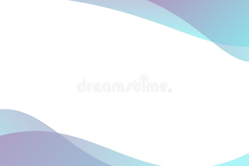 Wavy Border Design with Gradient Colors Stock Vector - Illustration of ...