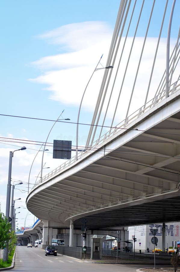 Wavy bridge editorial stock photo. Image of passage, empty - 53297228