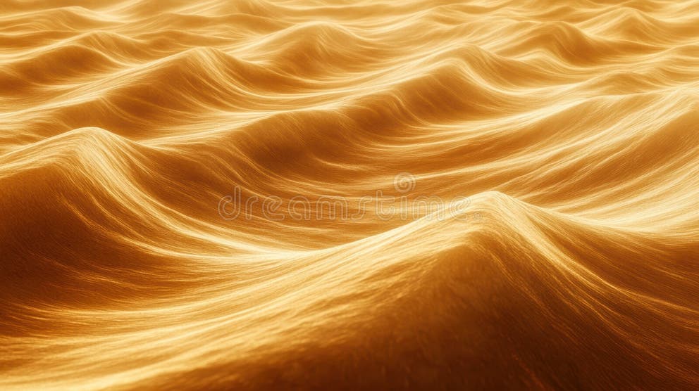 Wavy Brown Material Forms an Abstract Large Mass with Intricate ...