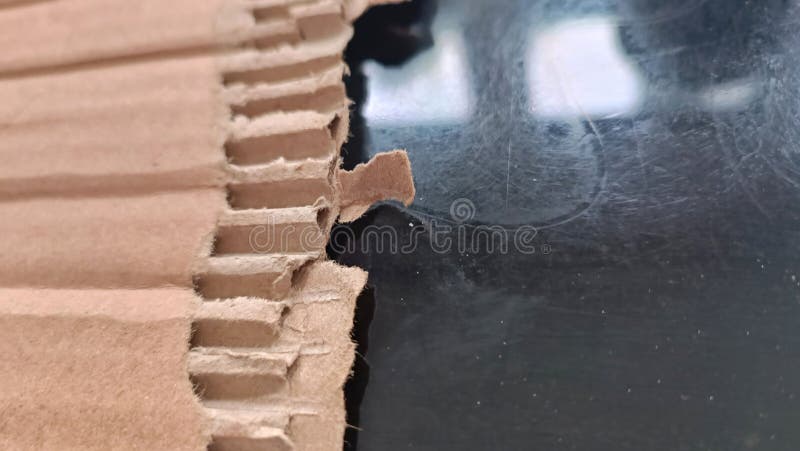 Wavy Cardboard Sheets Roofing Sheets Stacked Stock Image - Image of ...