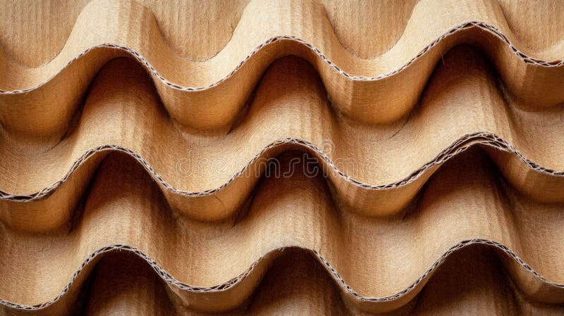 Wavy Cardboard Texture Abstract Background Design Stock Illustration ...