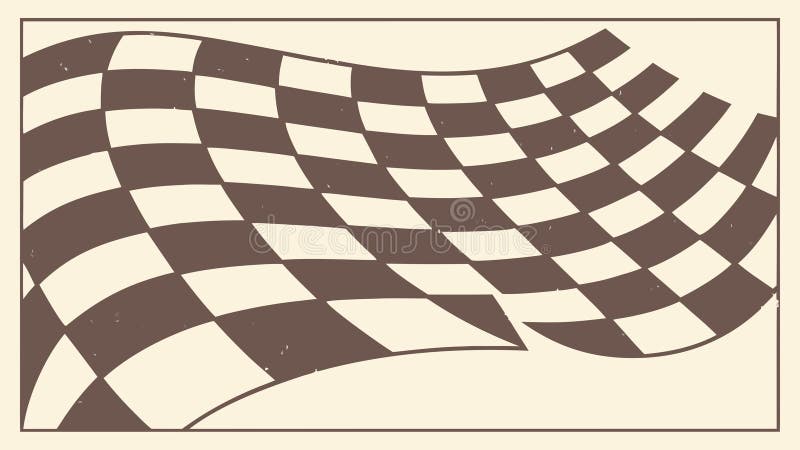 Wavy Checkered Flag Design, Dynamic Racing Pattern, Vector Design ...