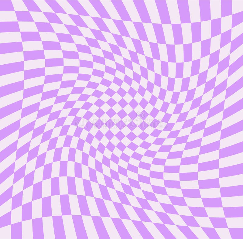 Wavy Checkered Pattern Background. Vector Illustration Stock ...