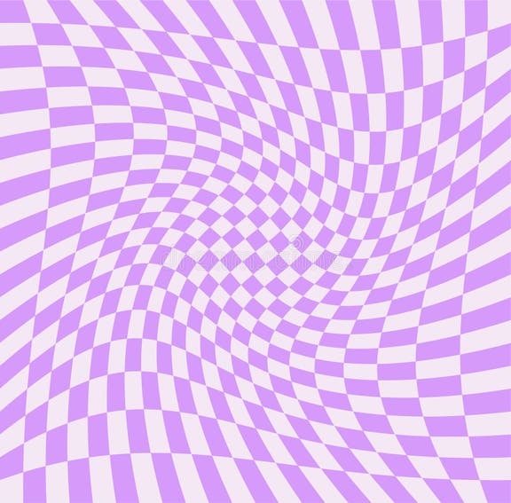 Wavy Checkered Pattern Background. Vector Illustration Stock ...