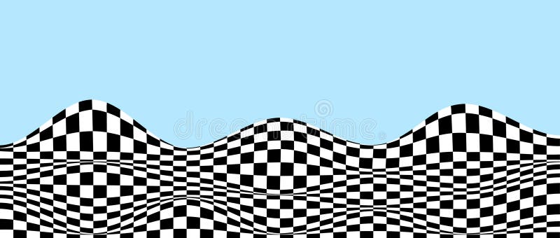 Wavy Black White Checker Background Stock Illustrations – 344 Wavy ...