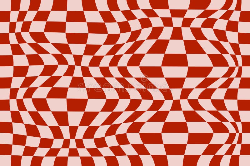 Wavy Checkered Pattern, Wave Cover Design Background. Abstract Optical ...