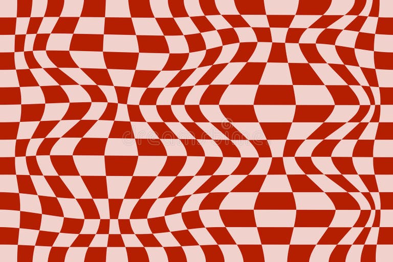 Wavy Checkered Pattern, Wave Cover Design Background. Abstract Optical ...