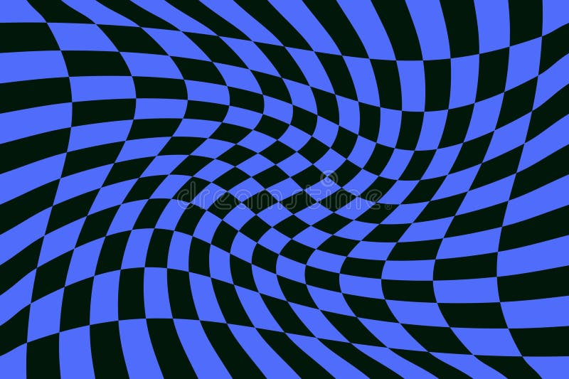 Wavy Checkered Pattern, Wave Cover Design Background. Abstract Optical ...