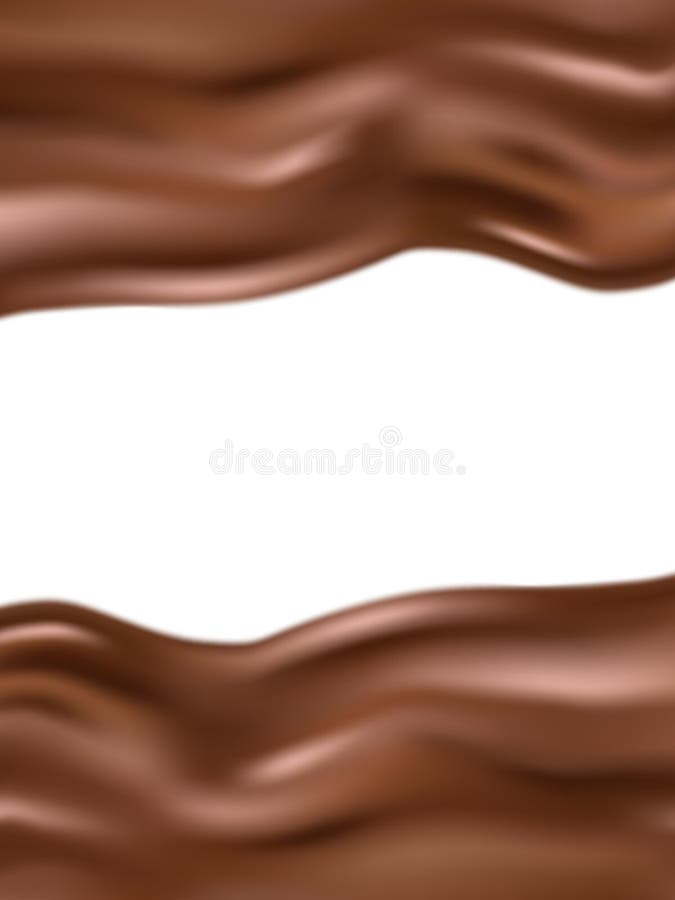 Wavy Chocolate Background. EPS 10 Stock Vector - Illustration of design ...