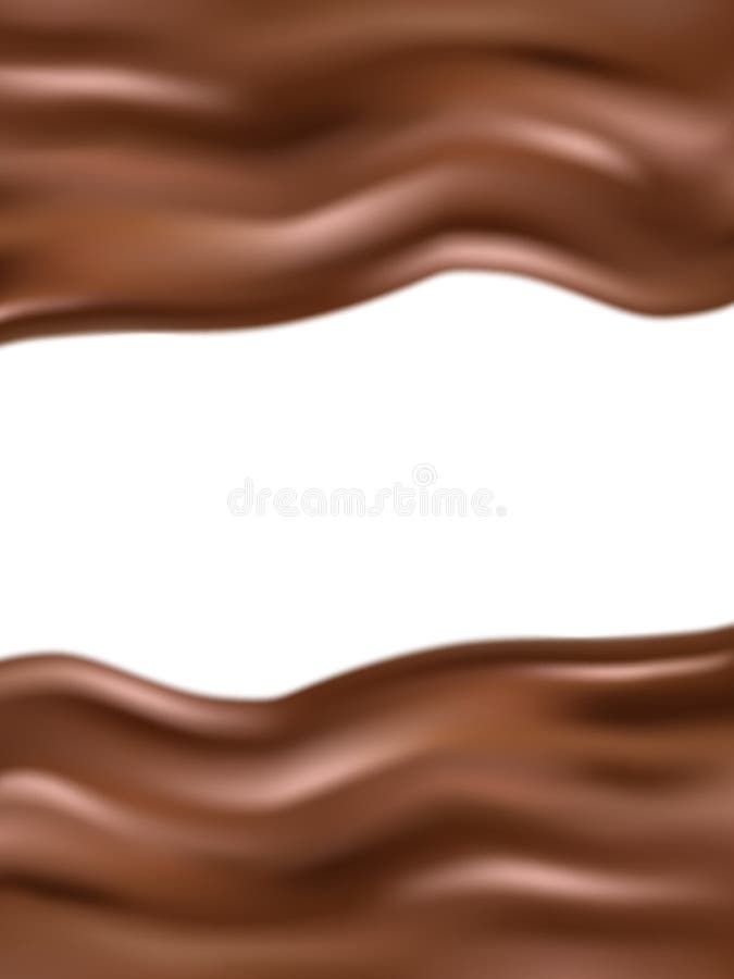 Wavy Chocolate Background. EPS 10 Stock Vector - Illustration of ...