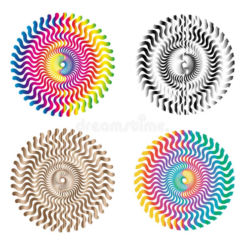 Circle Swirl Illusion Stock Illustrations – 18,275 Circle Swirl ...