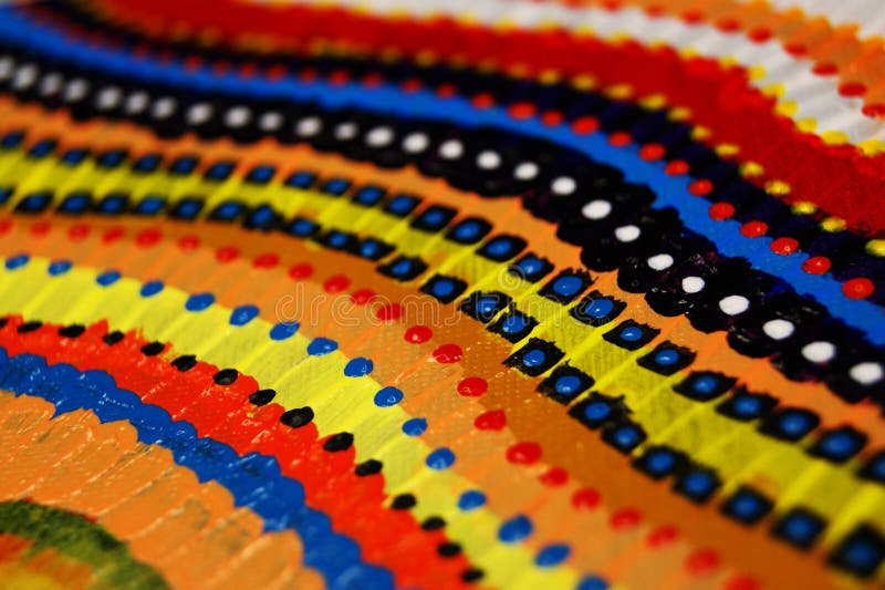 Wavy Colorful Abstract Background. Abstract Art. Stock Photo - Image of ...