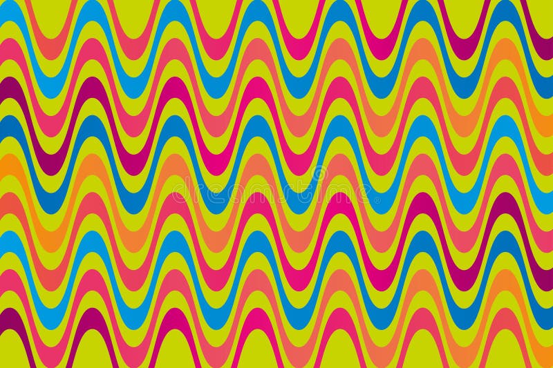 Wavy colorful pattern stock vector. Illustration of abstract - 308730552
