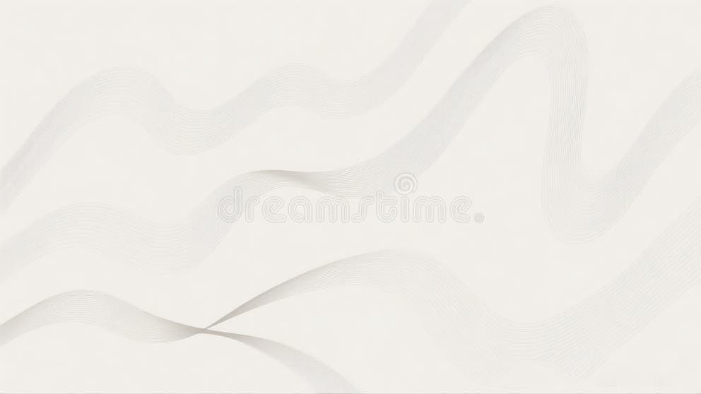 Subtle Abstract Background with Continuous Line Art or Wavy Lines ...