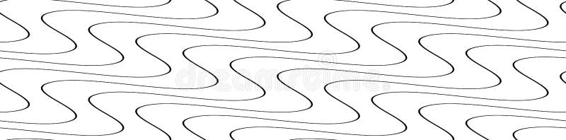 Wavy, Curvy, Curved Lines Abstract Seamlessly Repeatable Rectangle ...
