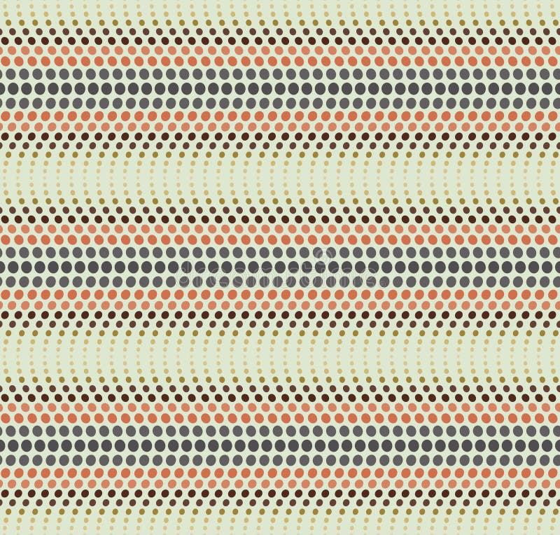 Wavy dotted line pattern stock vector. Illustration of blend - 34714189