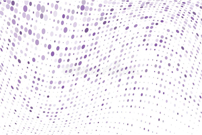 Wavy Dotted Pattern with Circles, Dots, Point Small and Large Scale ...