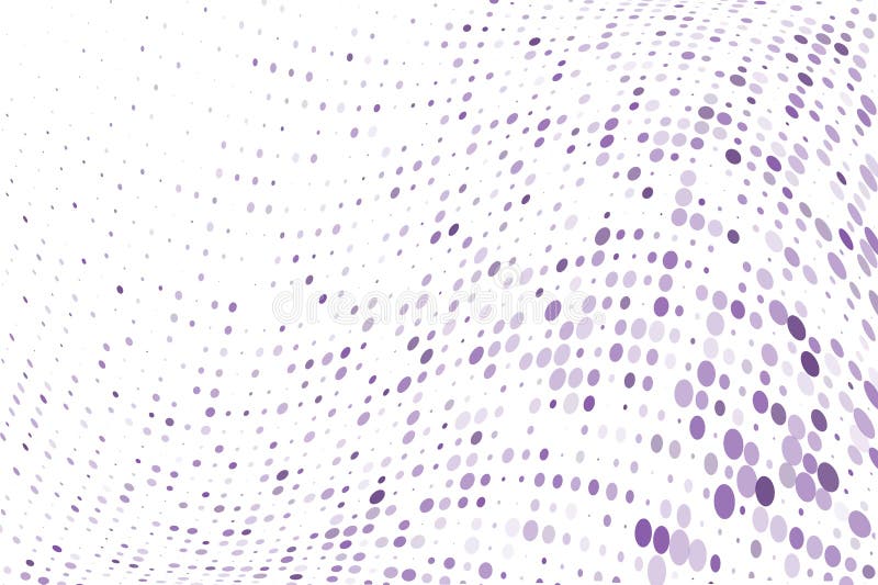 Wavy Dotted Pattern with Circles, Dots, Point Small and Large Scale ...
