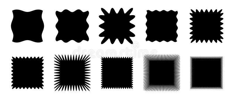 Wavy Edge Square Stock Illustrations – 861 Wavy Edge Square Stock ...