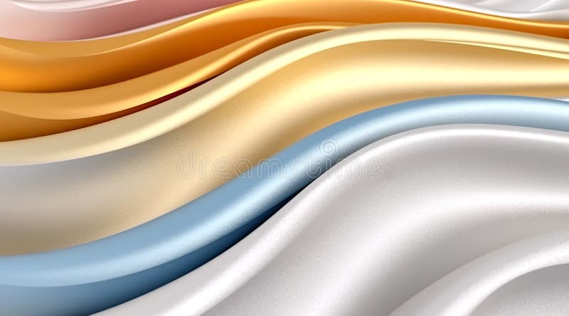 Wavy Fabric Luxury Background. Abstract Smooth Wave Background Stock ...