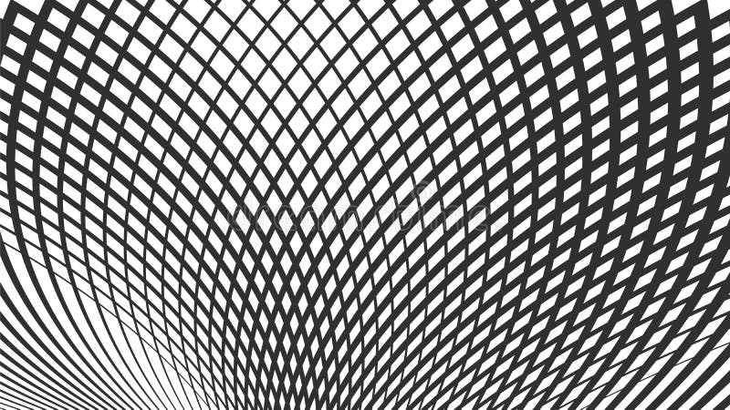 Wavy Flowing Lines Abstract Pattern. Wave Grid Pattern of Lines. EPS10 ...