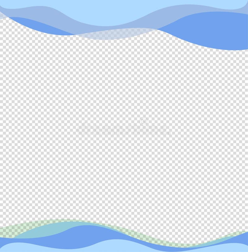 Wavy Frame Design Element. Decor for Brochure, Banner, Flyer. Color ...