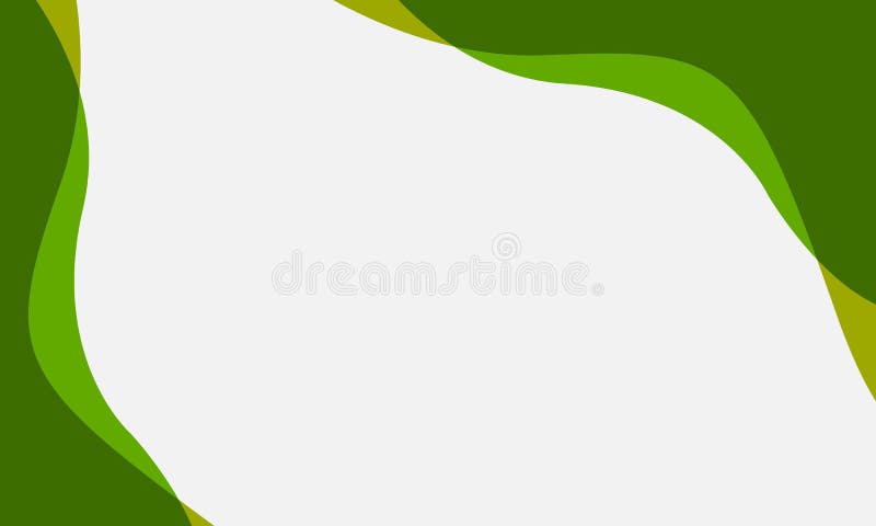 Wavy frame in green stock vector. Illustration of bright - 159024140