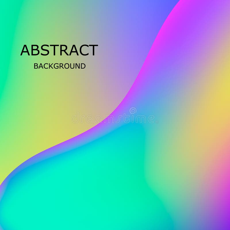 Wavy Geometric Background. Trendy Gradient Shapes Composition. Eps10 ...