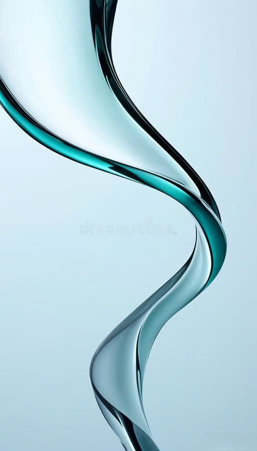 Wavy Glass Formations Background. Stock Illustration - Illustration of ...