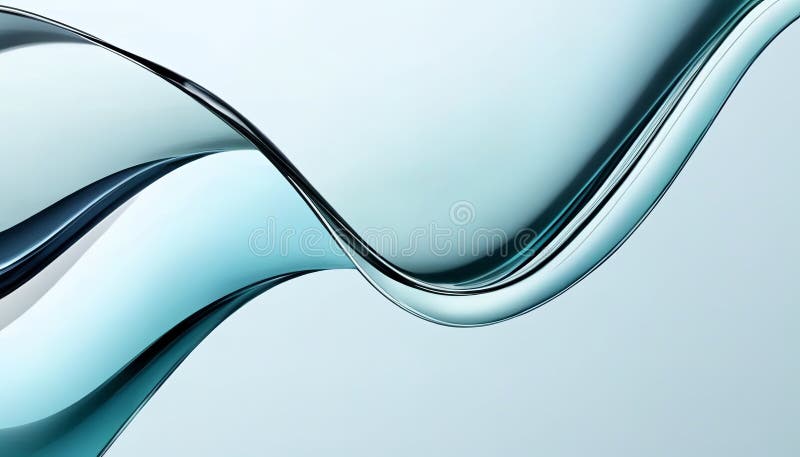Wavy Glass Formations Background. Stock Illustration - Illustration of ...