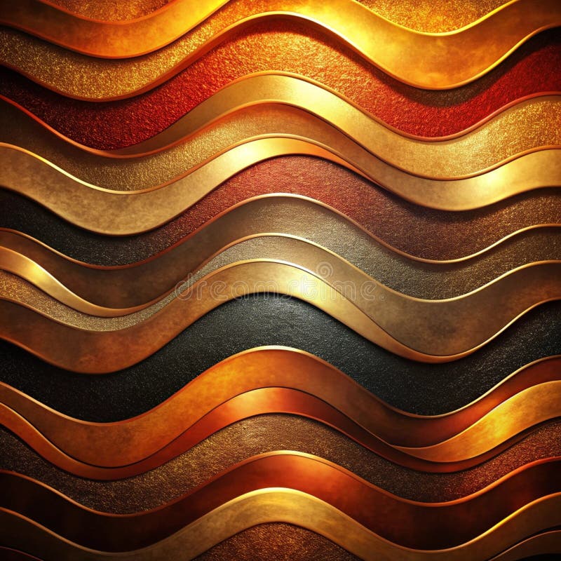 Wavy Gradient Abstract Background with Rich Color Gradient and Shimmer ...