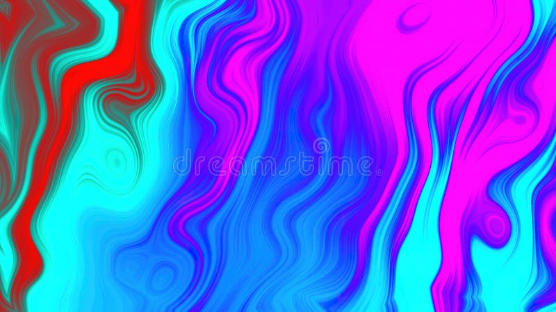 Wavy Gradient Colorful Ink Effect Background Stock Illustration ...
