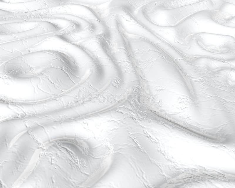 Wavy Ground with Texture White Background Stock Illustration ...
