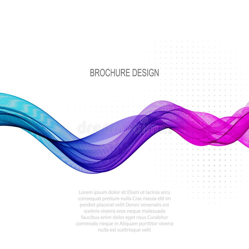 Wavy Horizontal Lines on White Background, Transparent Blue Pink Wave ...