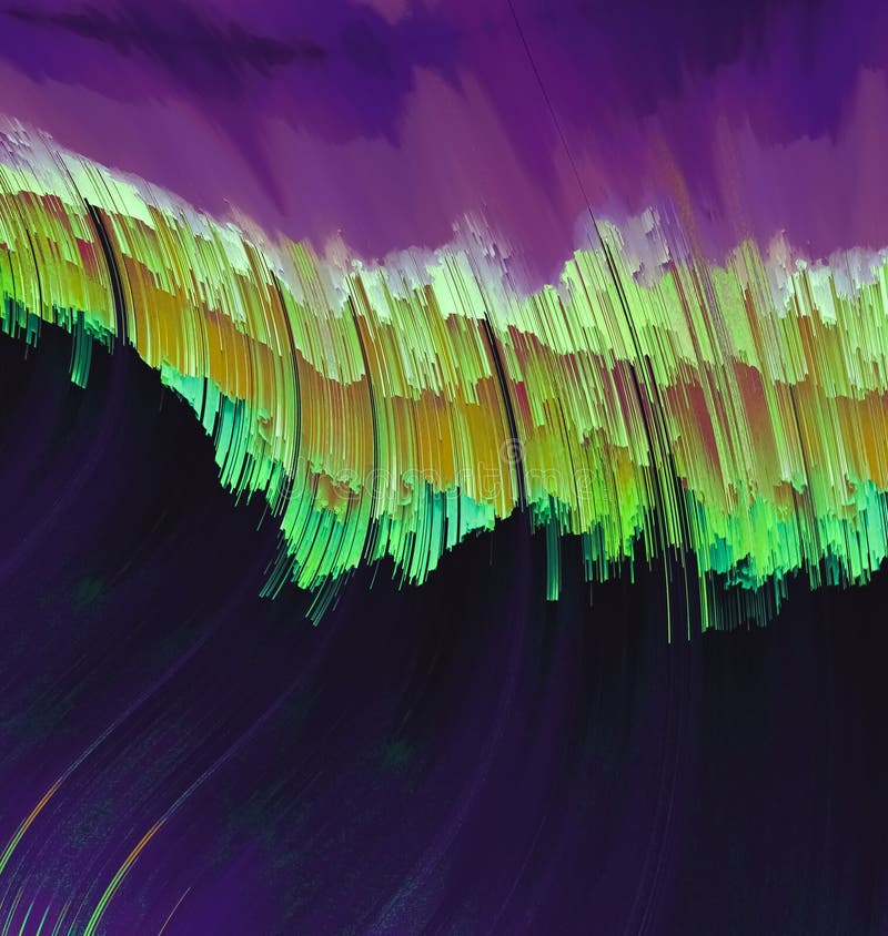 Wavy Layers of Different Colors on Solid Sheet of Wallpaper Stock ...