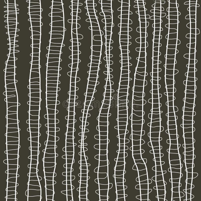 Wavy Light Natural Line Pattern with Abstract Design Stock Illustration ...