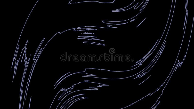 Wavy Line Abstract Animation Effect Stock Video - Video of geometric ...