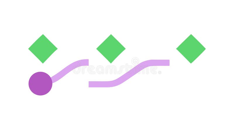 Wavy Line with Diamonds, Abstract Decorative Border Element, Elegant ...