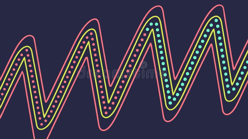 Wavy Line Pattern Abstract Background Design Element Vector Design Generative Ai Stock Vector