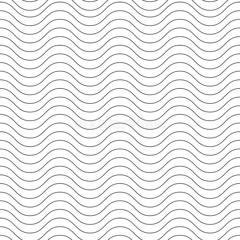 Thin Line Art Pattern Wave Stock Illustrations – 6,325 Thin Line Art ...