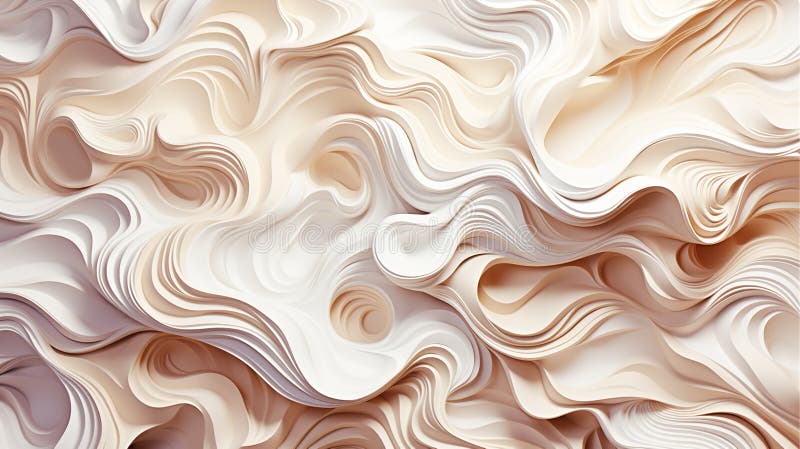 Wavy Lines Abstract Background Wave Distortion Pattern, White and Gray ...