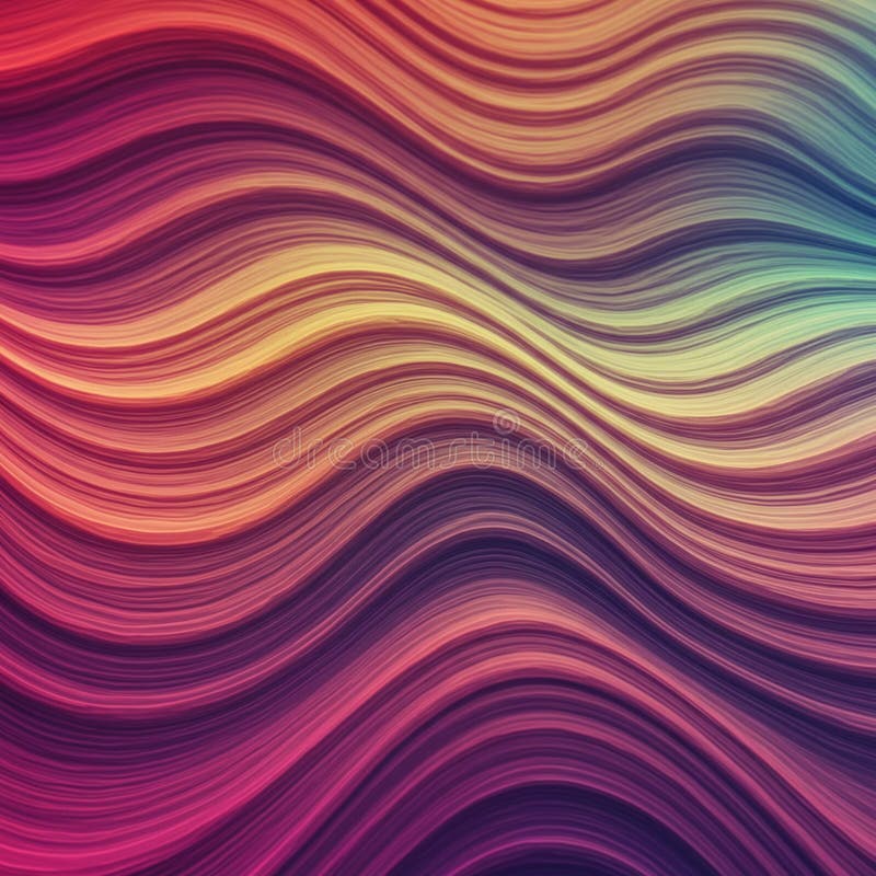 Wavy Lines Create A Dynamic Flowing Pattern With Smooth Undulating Curves These Stock