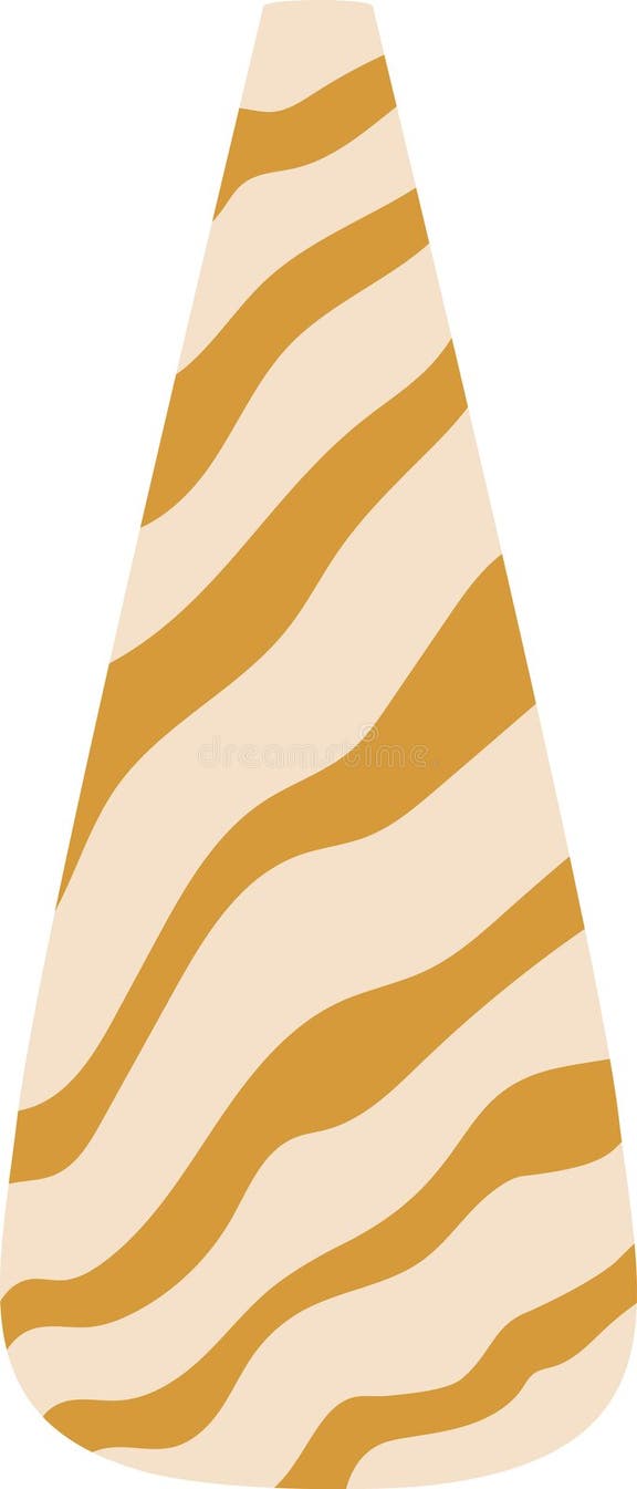 Wavy Lines Create a Mesmerizing Pattern on an Elongated Triangular ...