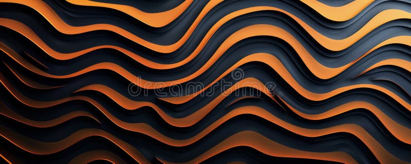 Wavy Lines Creating Abstract Background with Subtle Tiger Stripe ...